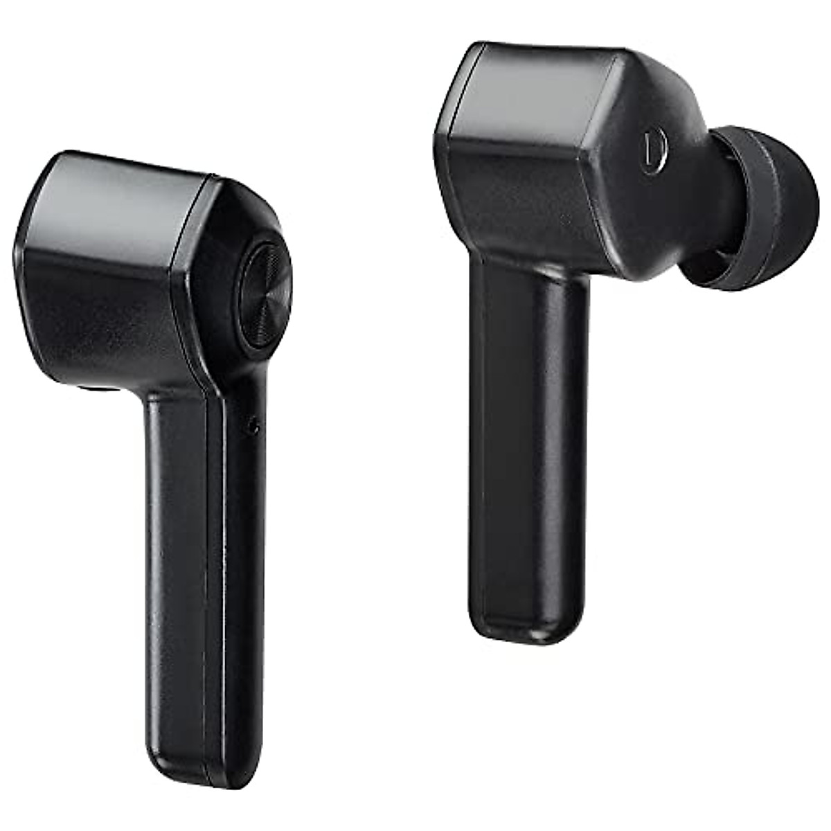 iLive Truly Wire-Free Bluetooth Earbuds, Sweatproof Design, Charging Case, Includes 3 Set of Ear Tips, Black (IAEBT300B)