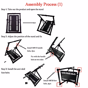 P PBAUTOS G920 Racing Steering Wheel Stand with Cup Holder for Logitech G27/G25/G29/G920 Gaming Racing Simulator Wheel Stand, Without Wheel, Shifter and Pedals