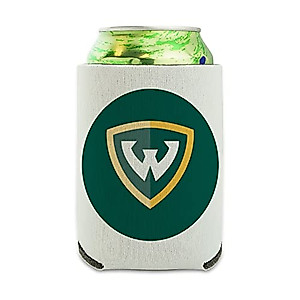 Wayne State University Primary Logo Can Cooler - Drink Sleeve Hugger Collapsible Insulator - Beverage Insulated Holder