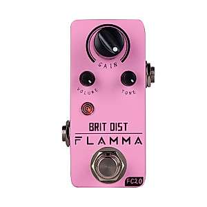 FLAMMA FC20 Distortion Pedal with 9V 300mA Power Supply