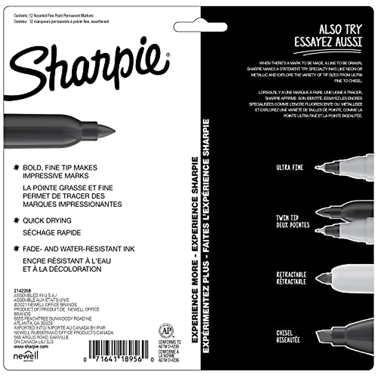Sharpie Mystic Gem Permanent Markers - Vibrant Fine Point Set
