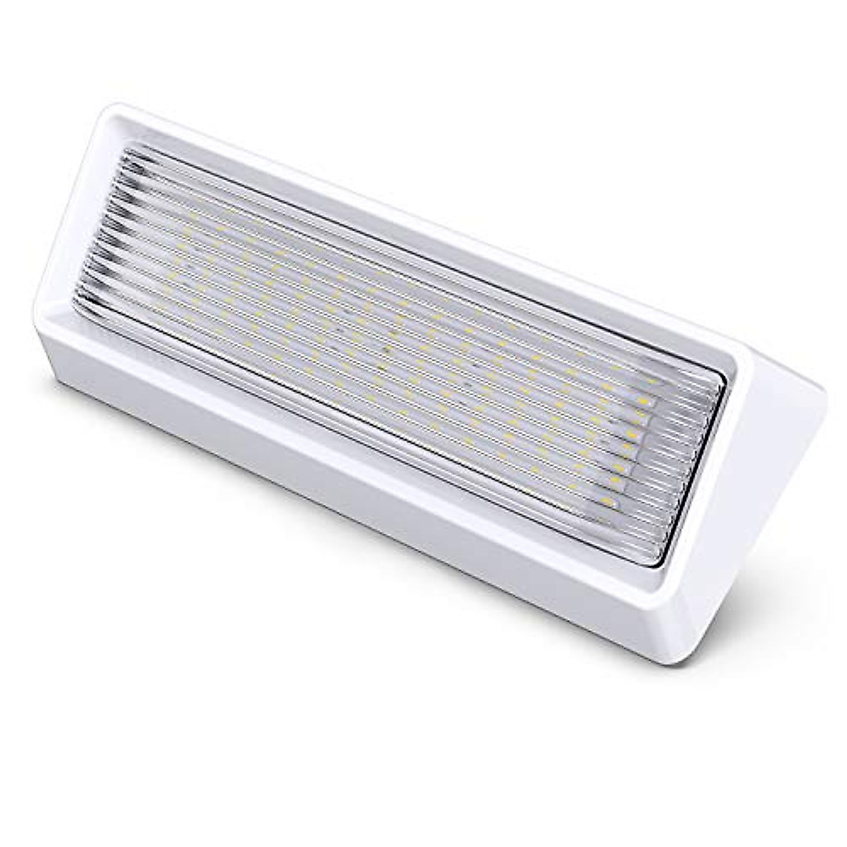 Leisure LED RV Exterior Porch Utility Light XL 12v 650 Lumen Lighting Fixture. Replacement Lighting for RVs, Trailers, Campers, 5th Wheels White Base Clear Lens (White, 1-Pack)