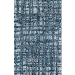 Momeni Rugs Como Contemporary Geometric Indoor Outdoor Area Rug, 9'10" X 13'2", Blue