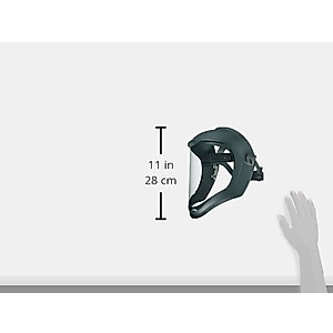 UVEX Bionic Face Shield with Clear Polycarbonate Visor (S8500)