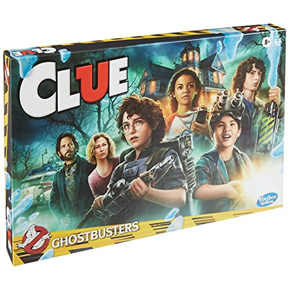 Hasbro Gaming Clue: Ghostbusters Edition Game, Cooperative Board Game for Kids Ages 8 and Up; Players Can Team Up to Battle Ghosts