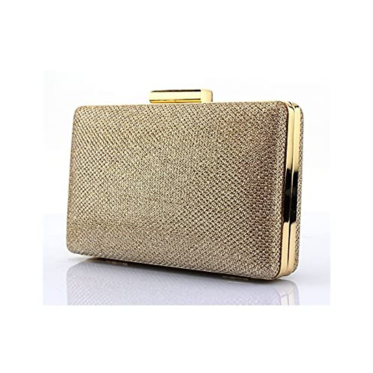 Evening Bag Fashion Evening Bag in Hand Party Bag in Hand Mini Dinner Bag in Hand Clutch Purses for Women (Color : Golden, Size : 19410cm)