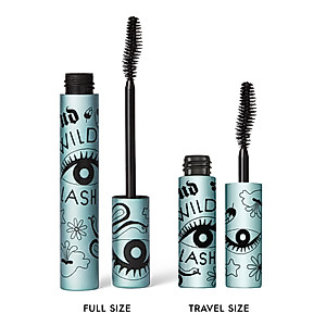 Urban Decay Wild Lash Plant-Powered Volumizing Mascara, Black - 16HR Wear, Smudge, Transfer & Flake Resistant - Vegan Formula with Sunflower Seed, Avocado & Coconut Oil