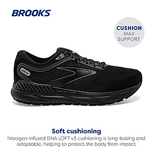 Brooks Men’s Beast GTS 23 Supportive Running Shoe - Black/Gunmetal - 10.5 X-Wide