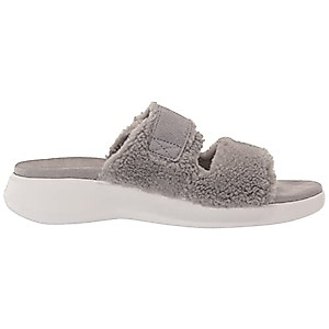 Koolaburra by UGG Women's PASEA Slide Sandal, Wild Dove, 10