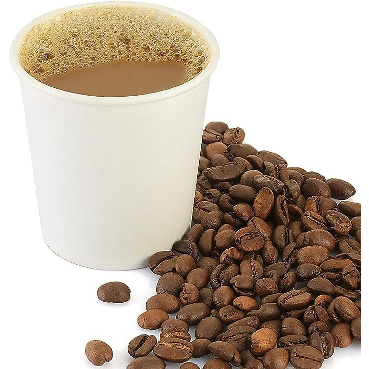 Rupert and Jeoffrey's Trading Co. Paper Cups Disposable, Hot Coffee Cups (50, 4 oz.)