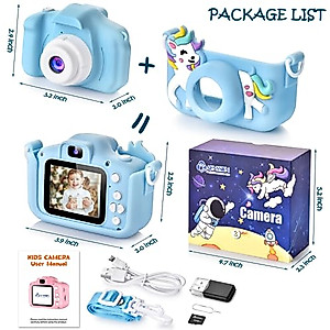 ARNSSIEN Kids Camera Toys for 3-12 Year Old Boys/Girls,Portable Selfie Camera for Kids,HD Digital Video Cameras for Toddler,Chritmas Birthday Festival Gifts for Kids