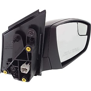Kool Vue Passenger Side Power Non-Heated Mirror for Ford Escape 2013-2016 Without Signal Light, Blind Spot Light, Memory & Puddle Lamp Paintable