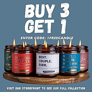 BAE Best Aunt Ever - 9oz Soy Candle Gift ; The Cool Aunt Candle Thank You Present for Aunt, Best Aunt Mothers Day Gifts for Aunt from Nephew, Best Auntie Gifts from Niece for Birthday, Christmas