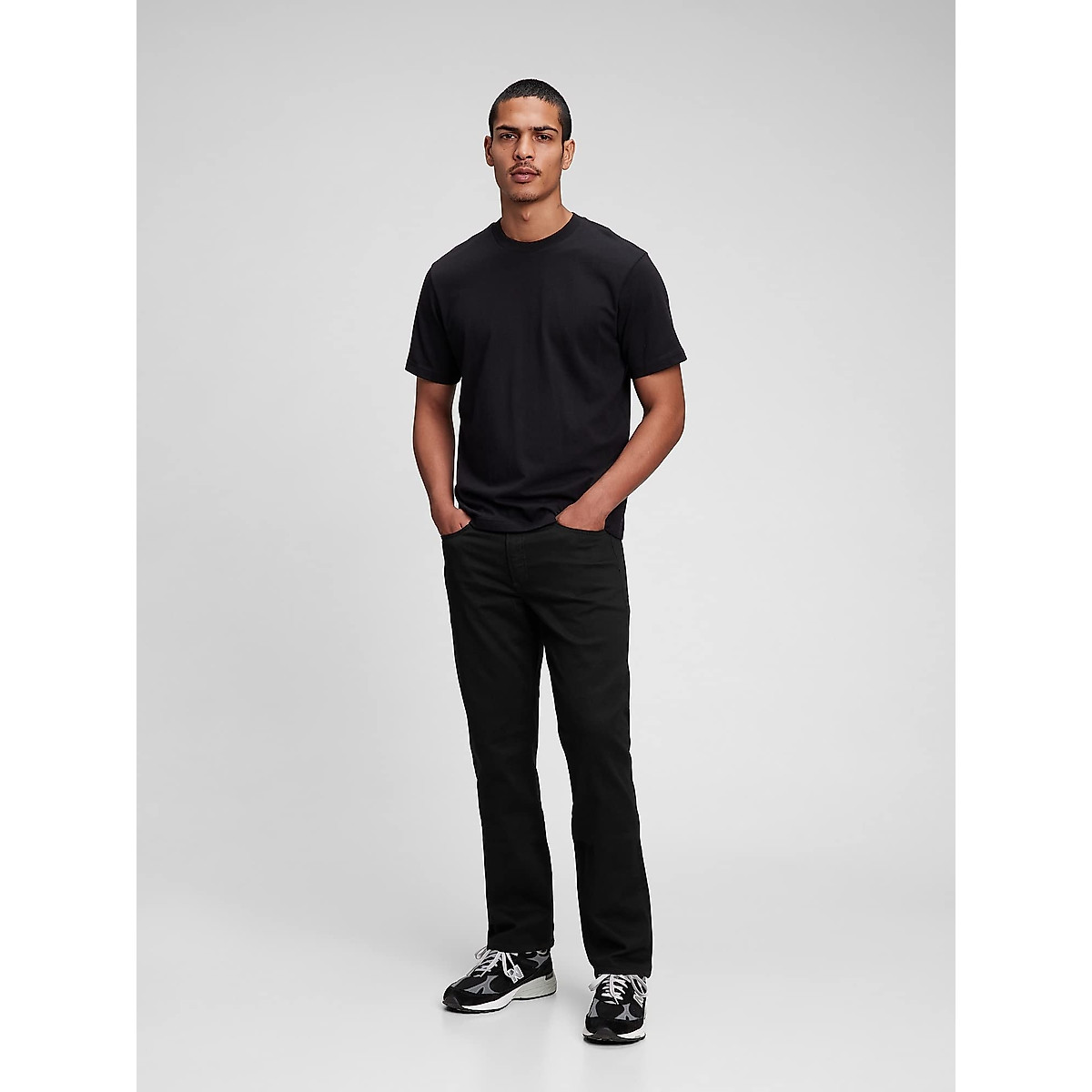 GAP Mens Gapflex Stretch Technology Slim Fit Denim Jeans, True Black, 36W X 32L US