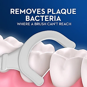 Oral-B Glide Bacteria Guard Dental Floss Picks, Mint, 75 Picks (Pack of 4)