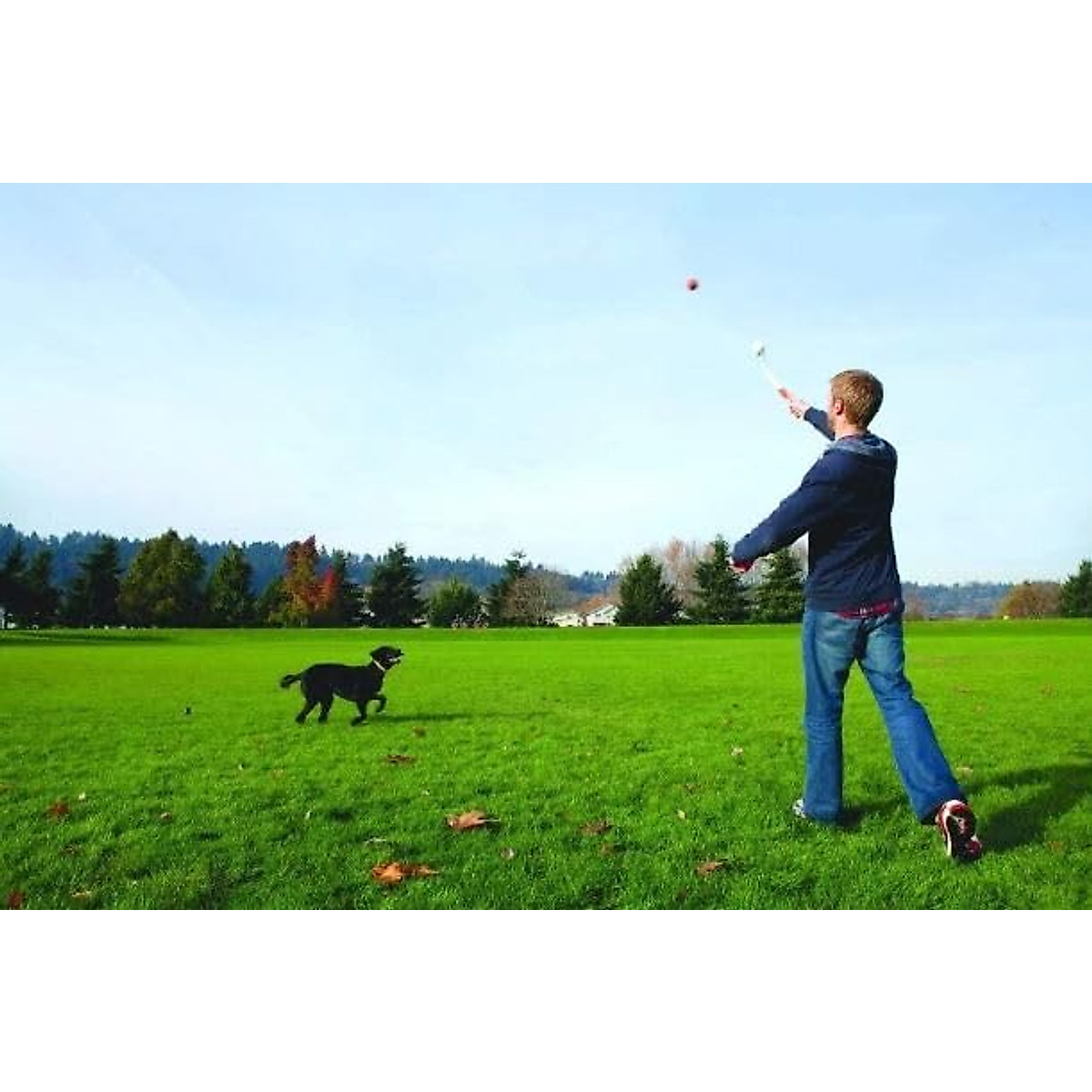 Chuckit! Pro 25M Dog Ball Launcher, 25" Length, Includes Medium Ball (2.5") For Dogs 20-60 Pounds