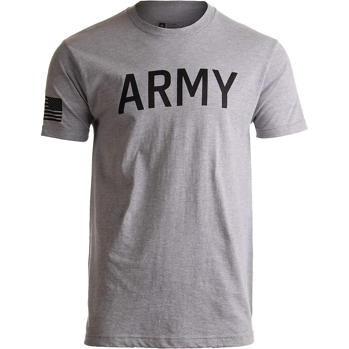 Ann Arbor T-shirt Co. Army PT Style Shirt | U.S. Military Physical Traning Infantry Workout T-Shirt-(Adult,S)