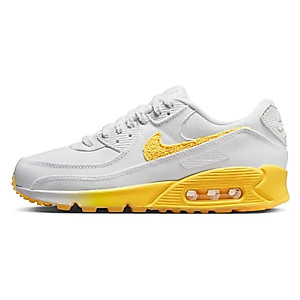 Nike Air Max 90 SE Women's Shoes, White/Citron Pulse-Alabaster, Size 7.5