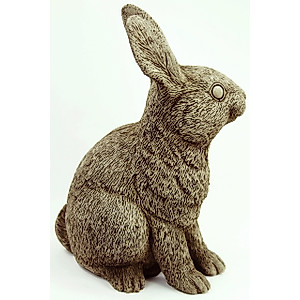 Rabbit Garden Statues Concrete Bunnies Cement Figures Statue Carved Easter Animal Figurine