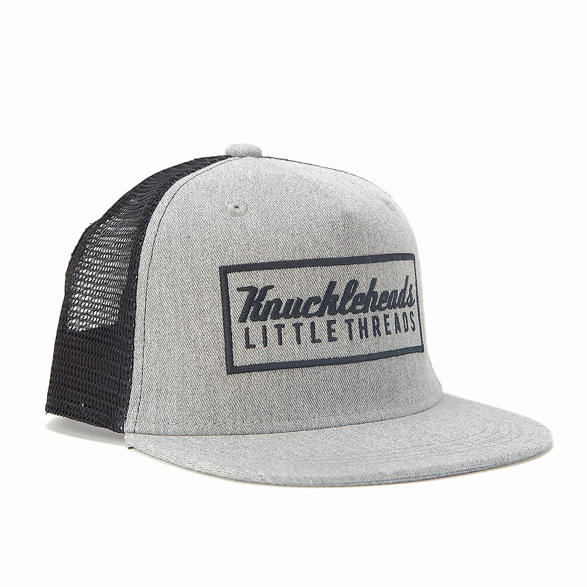 Knuckleheads Little Threads Infant- Newborn Photography Outfits Boy- Snapbacks Sun Hat Flat Bill Summer Beach Trucker Youth Fun Cute Fitted Gorras Baseball Mesh Cap (S 12-24 Months, Henry)