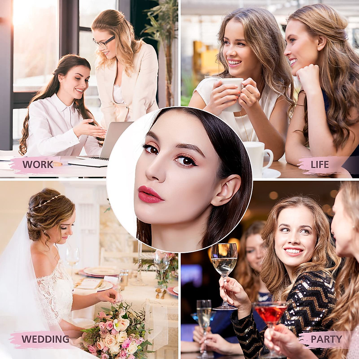 SONAFEEL False Lashes Natural Look Eye Lashes Pack Short Natural Eyelashes Wispy Strip Lashes Small Crisscross Daily Fake Eyelashes Reusable Faux 3d Mink Lashes Pestañas Postizas Naturales