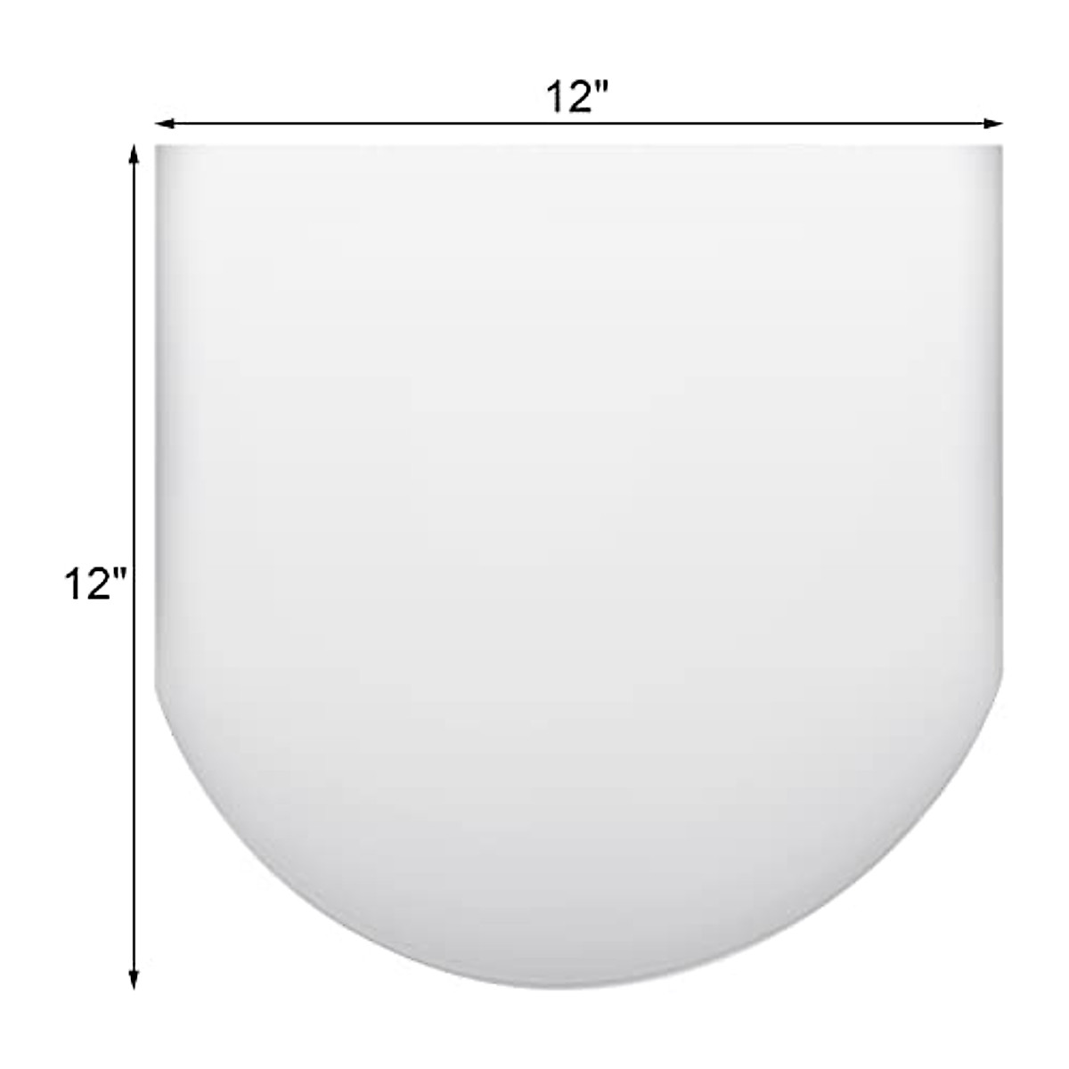 Fasmov 200 Pack LP Vinyl Record Inner Sleeves, 12 inches Inner Plastic Record Cover Sleeves, Round Bottom Protective Sleeves Covers for 12” Albums, Translucent