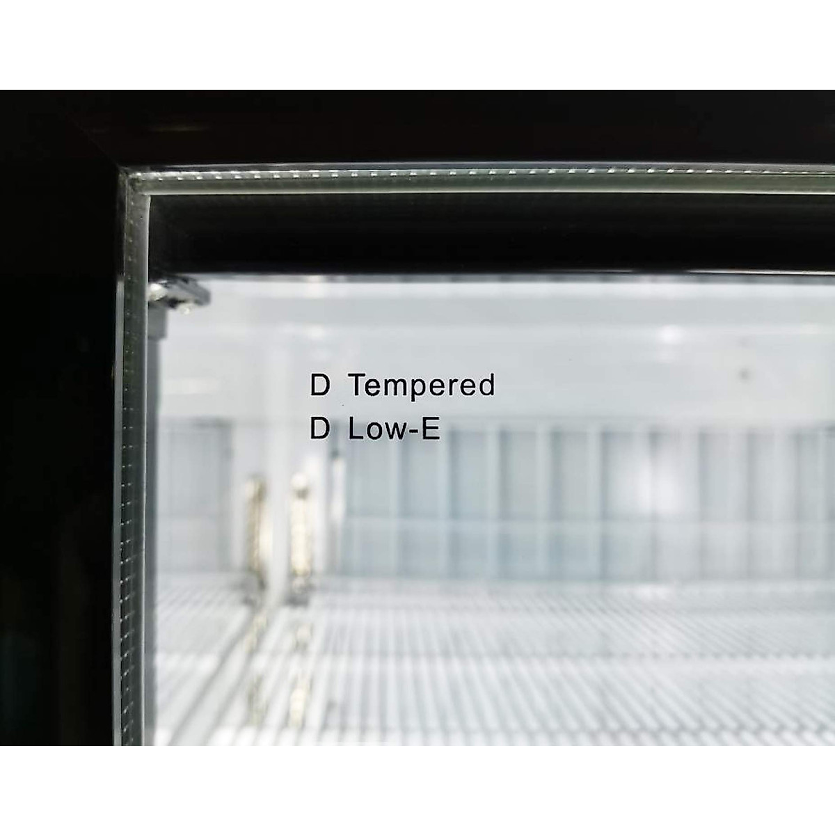 Commercial Grade Merchandiser Freezer | Black Coated Steel Cabinet | 1 Glass Door | Fog Resistant Glass | 23 Cu. Ft. | 4 Adjustable Shelves | 31.2” x 33.25” x 85.625” | R-290 Natural Refrigerant