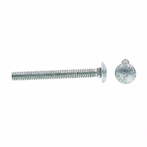 Prime-Line 9062393 Carriage Bolts, 1/4 In.-20 X 2-1/2 In., A307 Grade A Hot Dip Galv. (50 Pack)