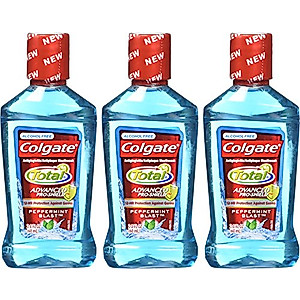 Colgate Total Advanced Pro-sheild Mouthwash Peppermint Blast 2 oz (Pack of 3)