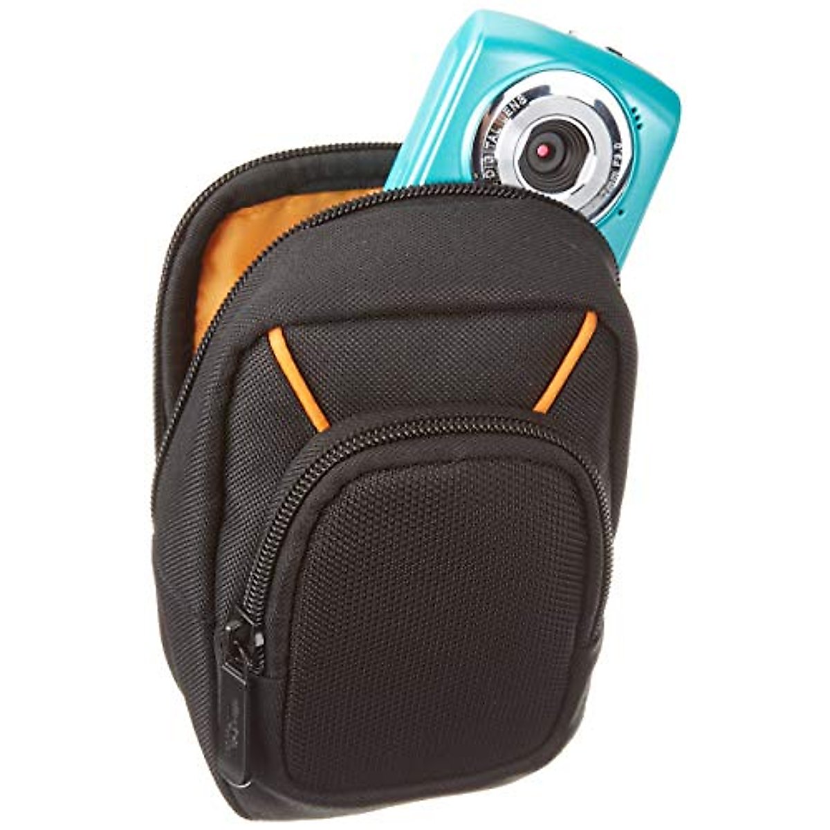 Amazon Basics Large Point and Shoot Camera Case - 6 x 4 x 2 Inches, Black