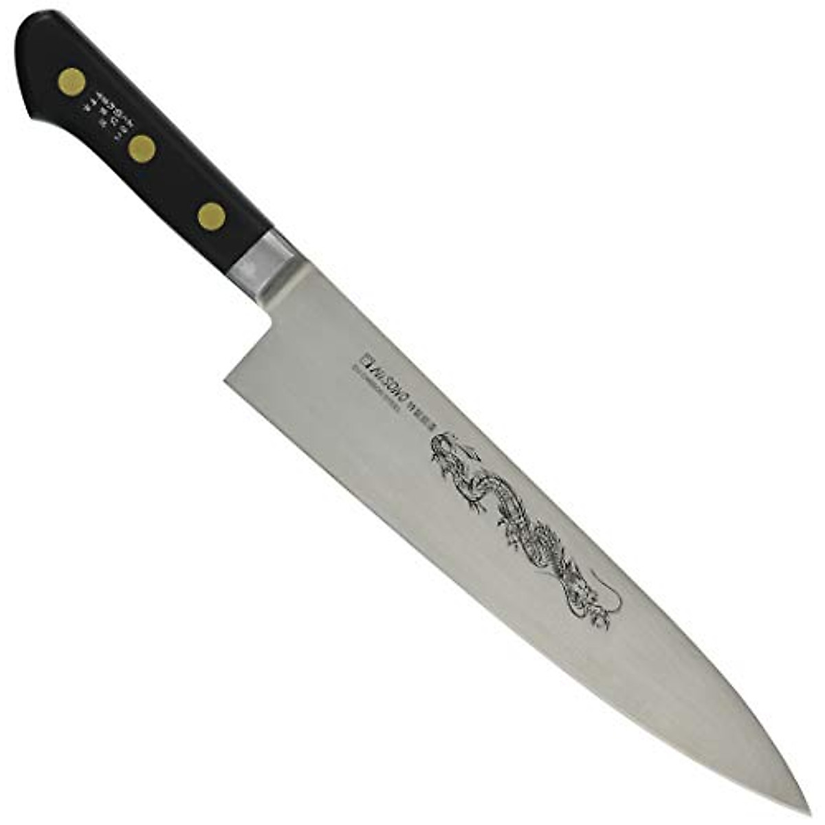 Misono Swedish Steel (Dragon Carved) Gyu's Knife No. 113M/24cm