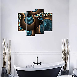 Abstract Blue Brown Like Several Holes Wall Art Painting The Picture Print On Canvas Abstract Pictures for Home Decor Decoration Gift