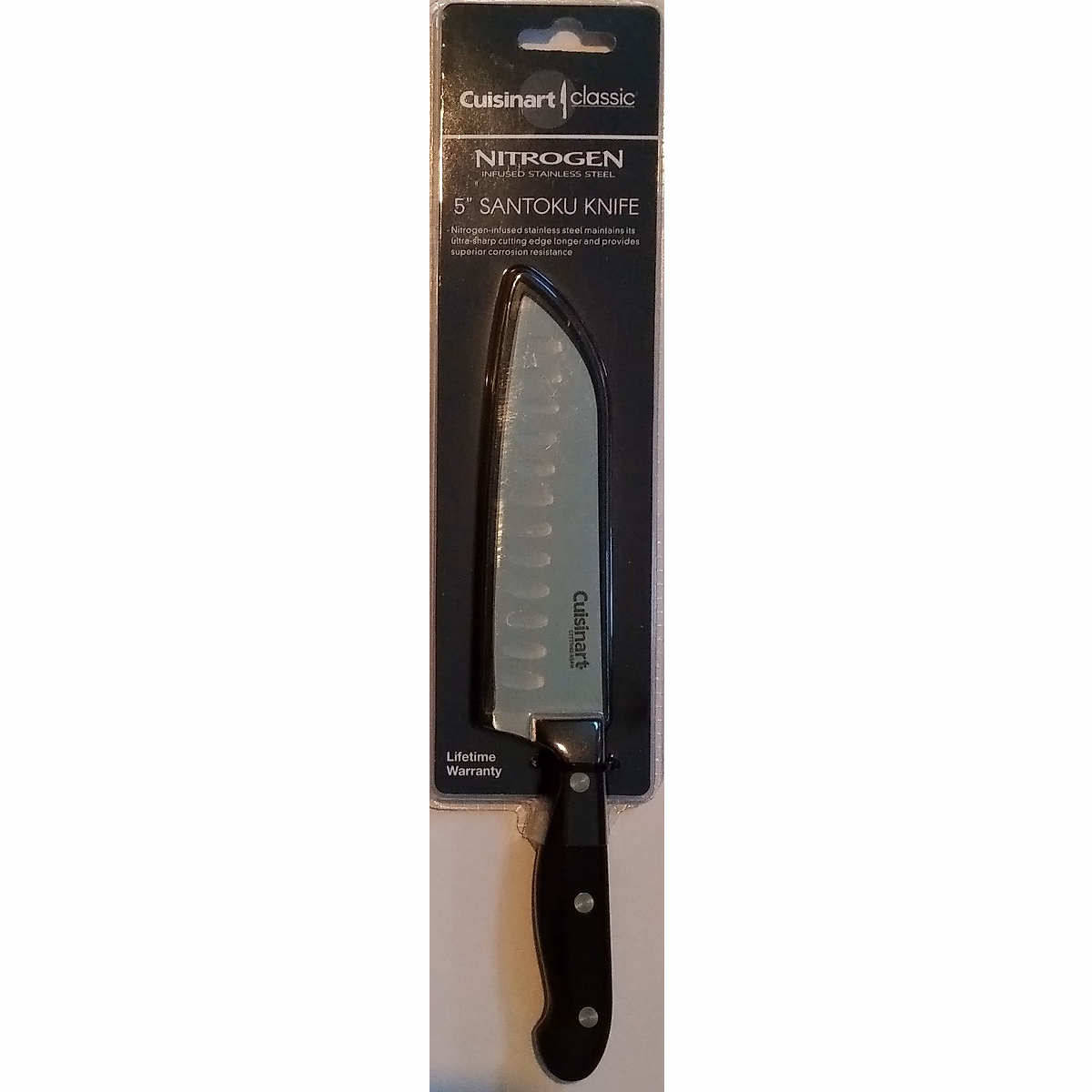 Cuisinart Classic 5" Santoku Knife with Guard - Nitrogen Infused Stainless Steel - C77TRN2-5SAN
