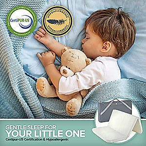 Stock Your Home Foldable Travel Pack n Play Mattress Pad with Bag, Waterproof Portable Mini Crib Mattresses, Baby Bed Playpen Memory Foam Topper, Playard Pen Accessories, Traveling Case Included