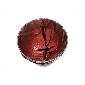 Mini Skater 100 Counts 5 Rolls Medium Trash Bags Garbage Bags Extra Strong Thicken Plastic Trash Bag Can Bin Liners Wastebasket for Bathroom Bedroom Home Kitchen Office Garden (Black)