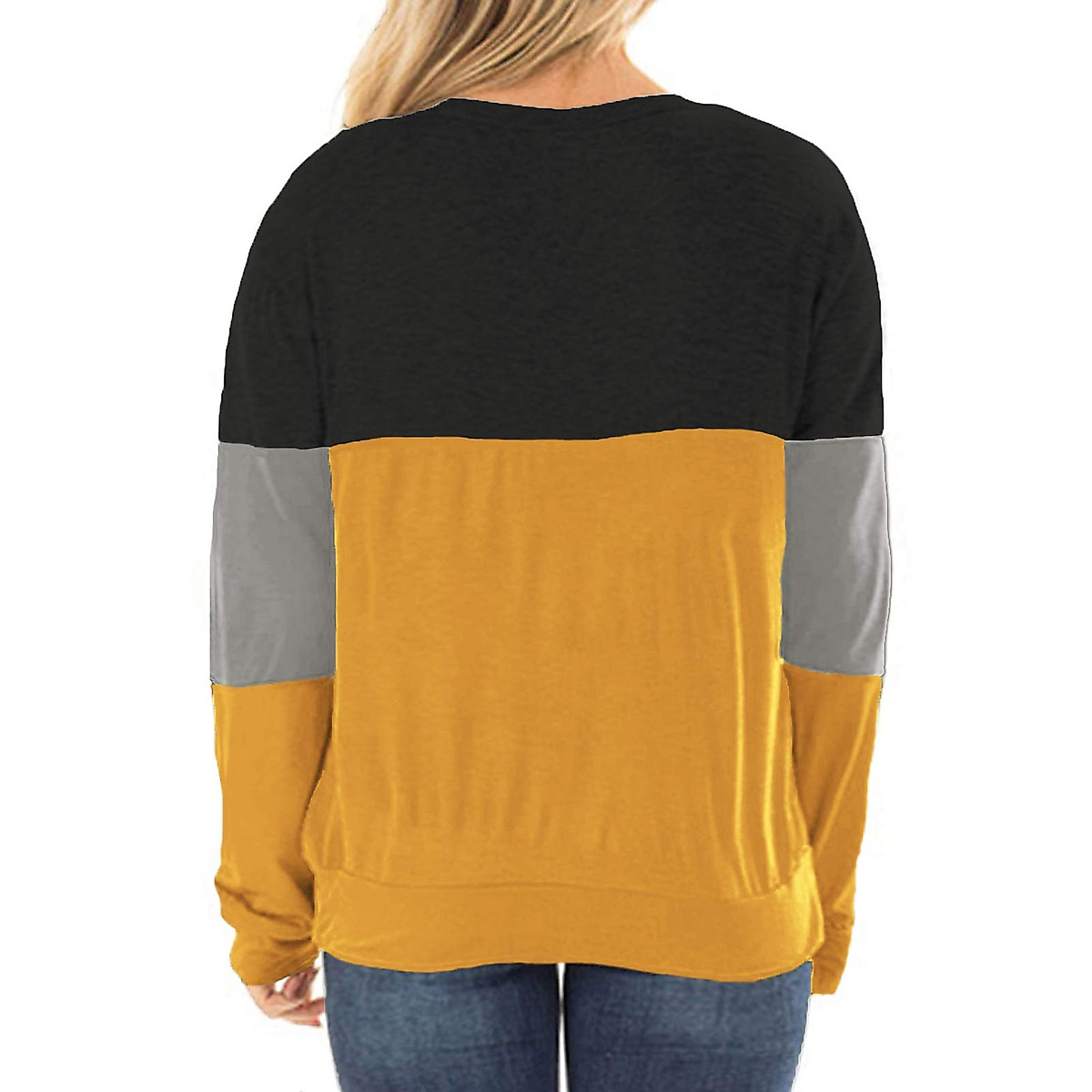 VISLILY 3x Womens Tops Plus Size Long Sleeve Shirts Loose Fit Tunic D 24w