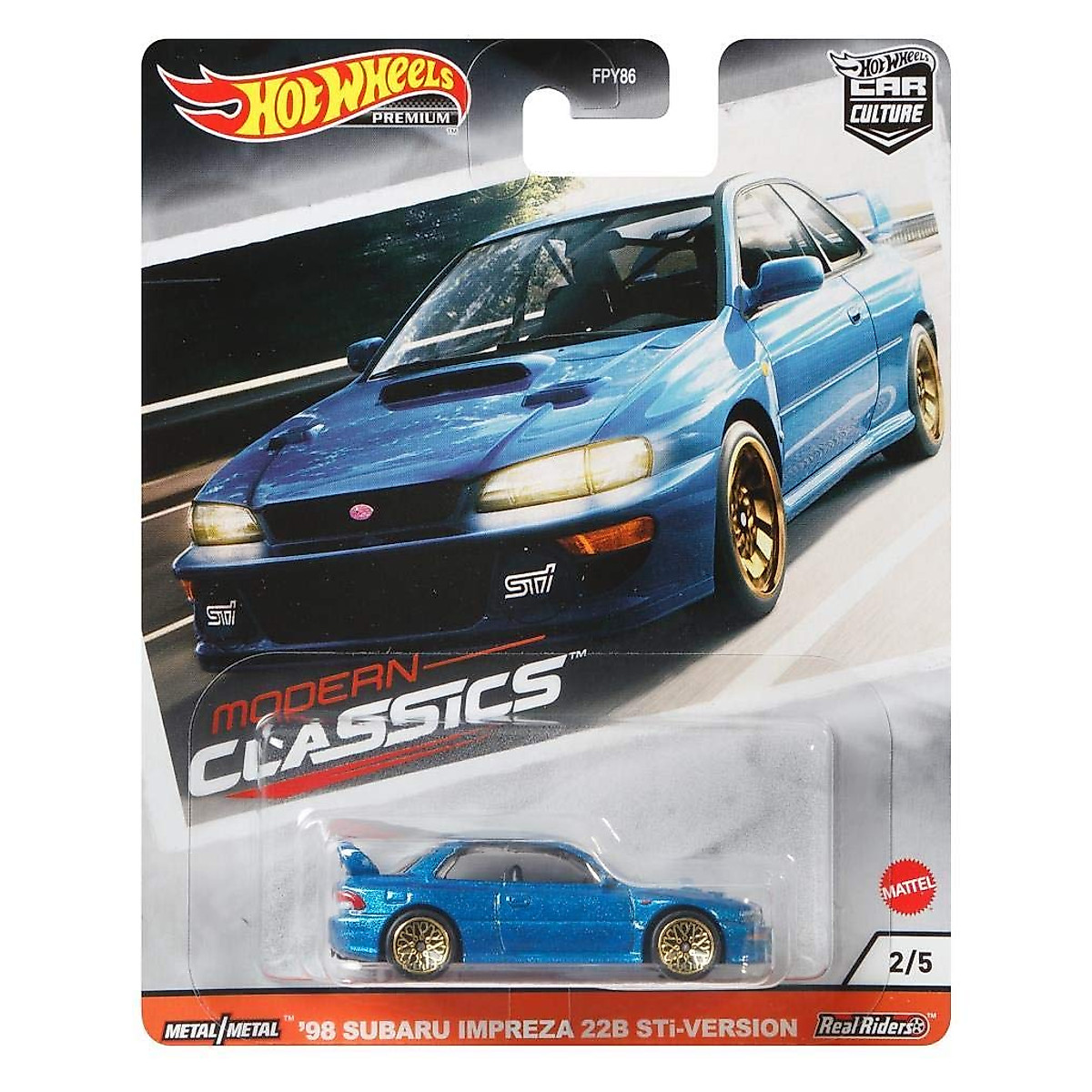 Hot Wheels Subaru WRX Sti 22b Vehicle