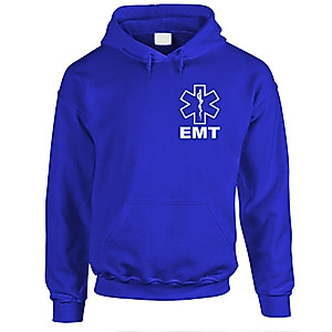 The Goozler v2 EMT - emergency medical technician 911 - Mens Pullover Hoodie, 3XL, Royal