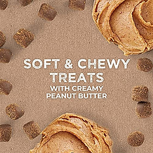Cloud Star Tricky Trainers Soft & Chewy Dog Training Treats 5 oz Pouch, Peanut Butter Flavor, Grain-Free Low Calorie Behavior Aid with 130 treats