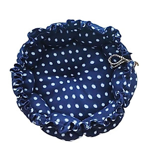 LINLIJIA Dog Kennel, Dog Crate, Sturdy Durable Dogs Nest, Round Cat Bed Deep Sleeping Bed Dog Cat Winter House Drawstring Design Pet Mat for Kitten Puppy Sleeping Supplies