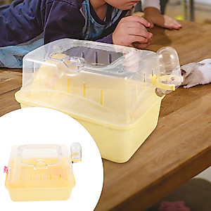 Box Hamster Cage Guinea Pig Case Hamster Carrying Case Hamster Container Cage for Hamster Small Pets Carrying Cage Hamster Carry Case Guinea Pigs Cages Pet Cage for Outdoor