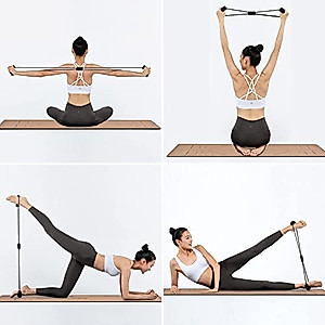 NUNET Cork Yoga Mat 6mm (1/4 inch) Thick Extra Wide 72'' x 26'' NonSlip, Lightweight TPE foam with Alignment Lines, Great for Hot Yoga, Pilates, Gym and Exercise, Black Carrying Strap Included (BLACK)