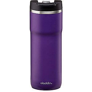 Aladdin Keeps Hot for 4 Hours-BPA-Free-Dishwasher Safe, Stainless Steel, Purple, 0.47L