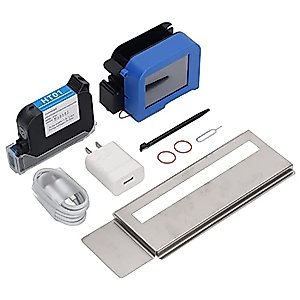 Acogedor Handheld Printer, Handheld Mobile Inkjet Printer with LED Touch Screen, Portable Printer Inkject Coding Machine for Barcode, Label, Date, Text
