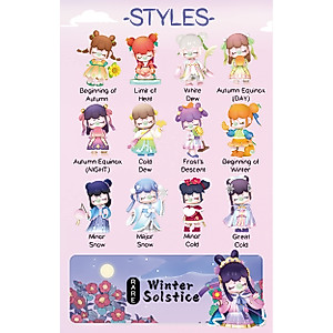 Rolife Nanci Blind Box-Meet Autumn and Winter-Cute Action Figure-Kawaii Figures Blind Bags Creative Gift for Girls and Women (1PCS)