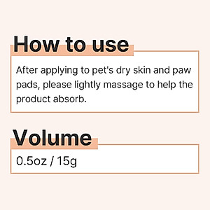 BYLAB Skin Care Dog pet Skin Disease kucing Sensitive Ointment Cream, white