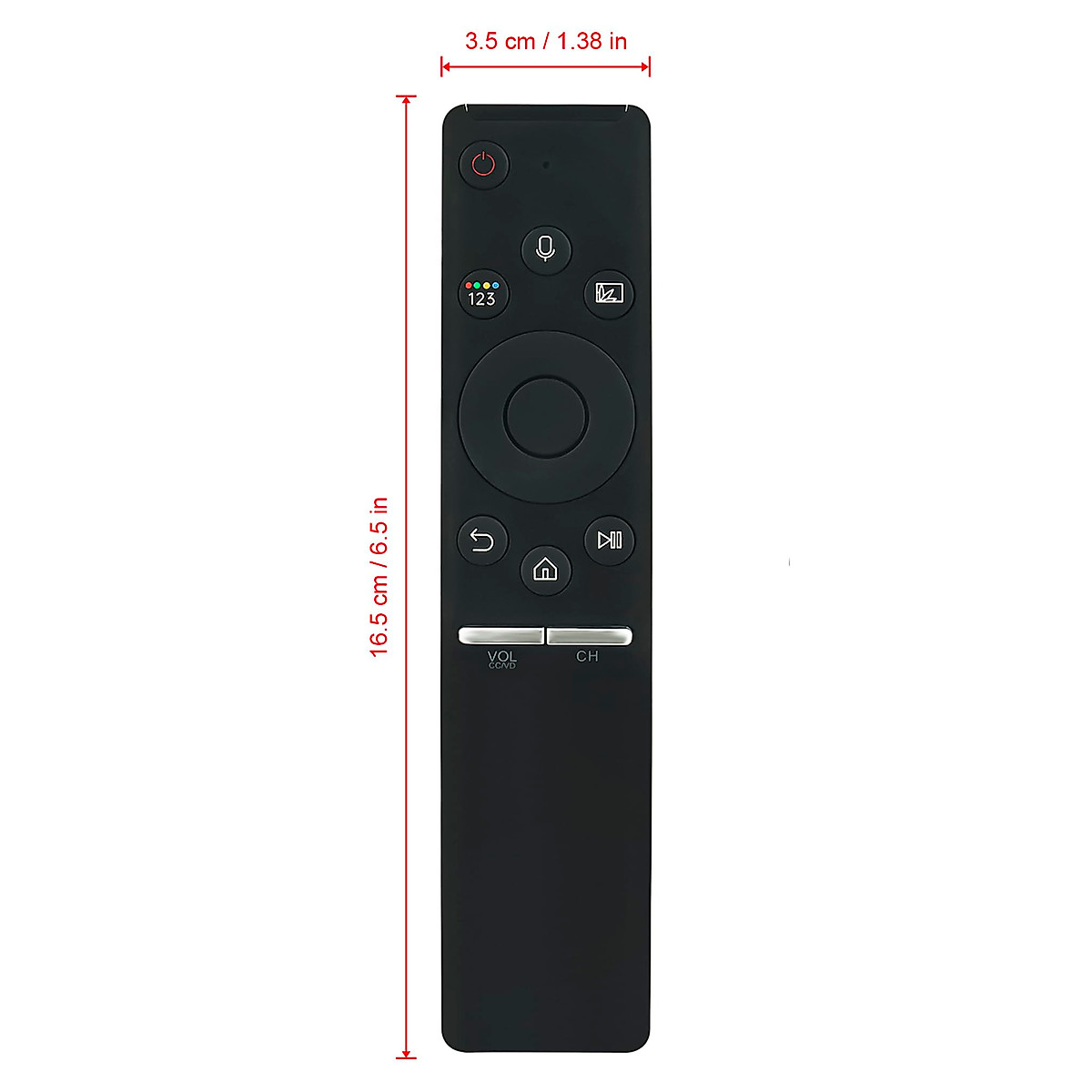 BN59-01298H Replaced Voice Remote fit for Samsung TV Q6FN QLED Smart 4K UHD TV QN55Q6FNAFXZA QN49Q6FNAFXZA QN82Q6FNAFXZA QN75Q6FNAFXZA QN65Q6FNAFXZA RMCSPN1AP1 QN55Q7CNAF QN55Q7FNAF QN55Q8FNBF