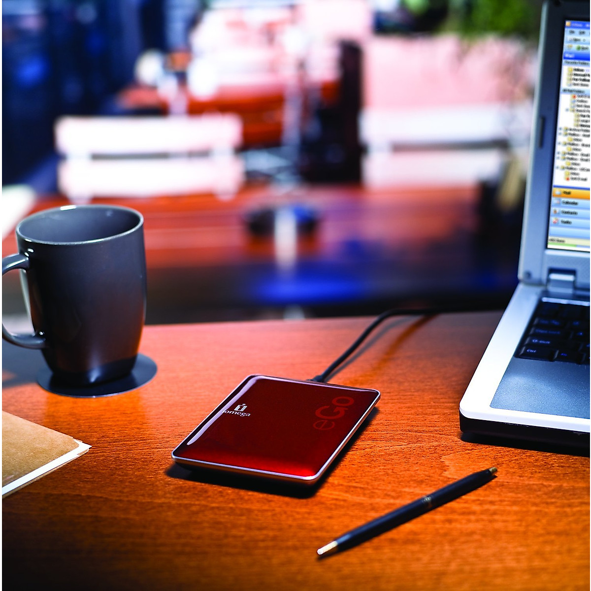 Iomega eGo Compact Edition USB 2.0 1TB Portable External Hard Drive 34882 (Ruby Red)