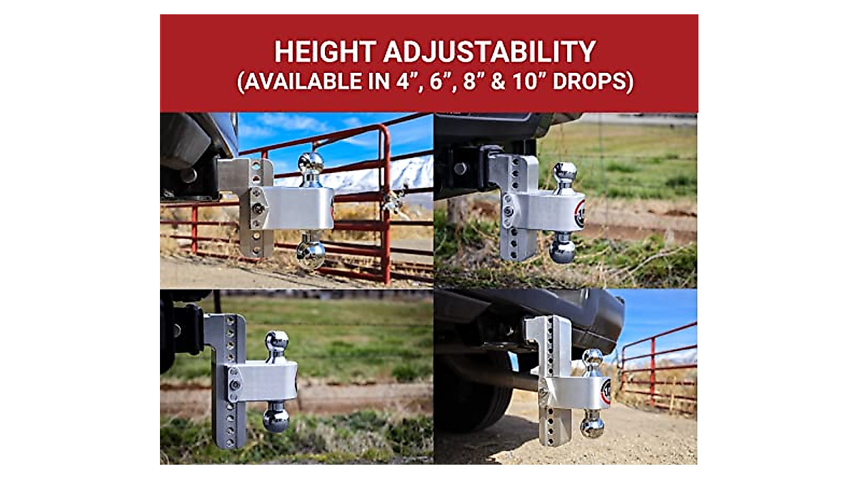 Weigh Safe 180 Hitch - Adjustable Heavy-Duty Trailer Hitch