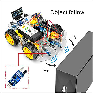 OSOYOO 10PCS Obstacle Avoidance Sensor Module for Arduino Smart Car Robot Raspberry Pi 4 3 Model B with IR Transmitting, Receiving Tube, Photoelectric Switch